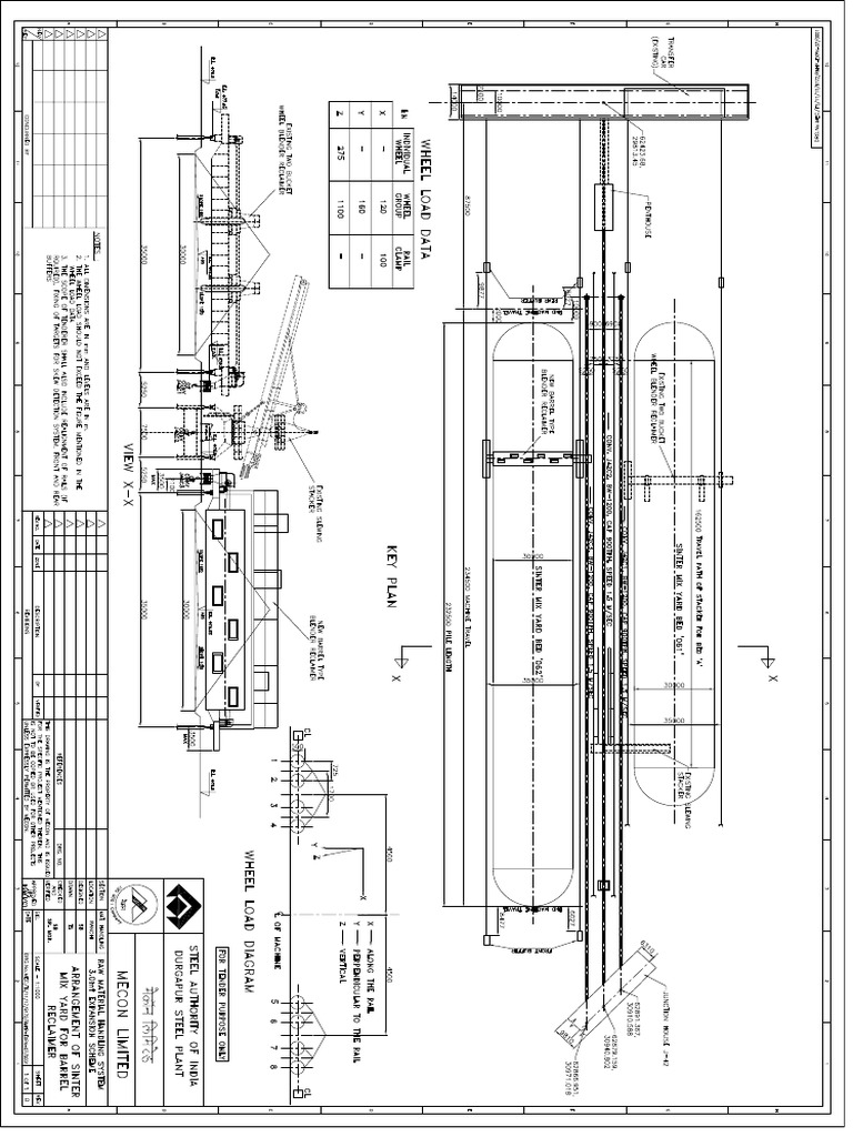 Arrangement Drawing of Barrel Reclaimer PDF | PDF