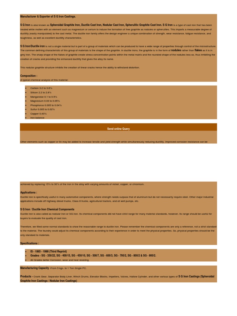 Gjs GGG Astm | PDF | Cast Iron | Transition Metals