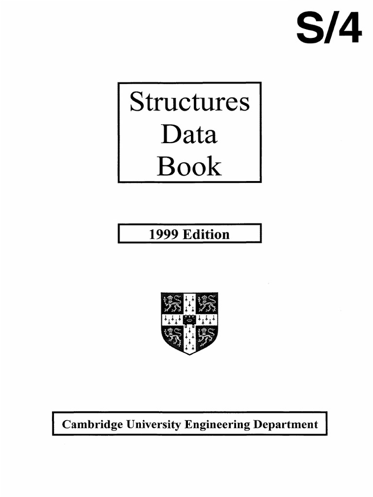 Structures Data Book PDF | PDF