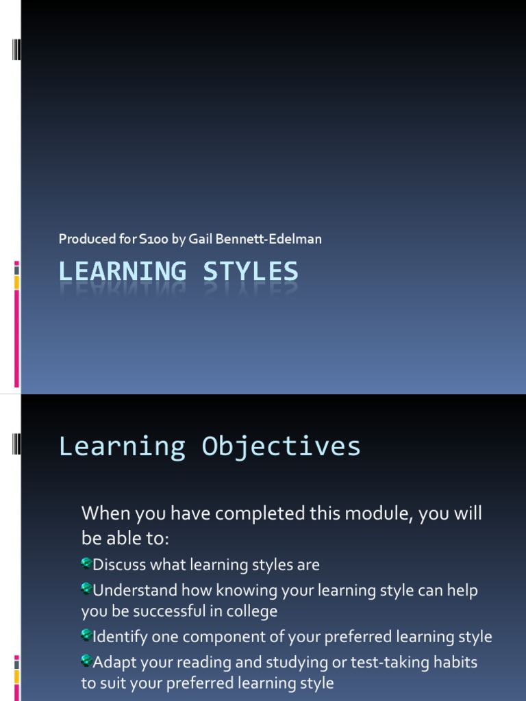 Discover Your Learning Style for Success | PDF | Learning Styles ...