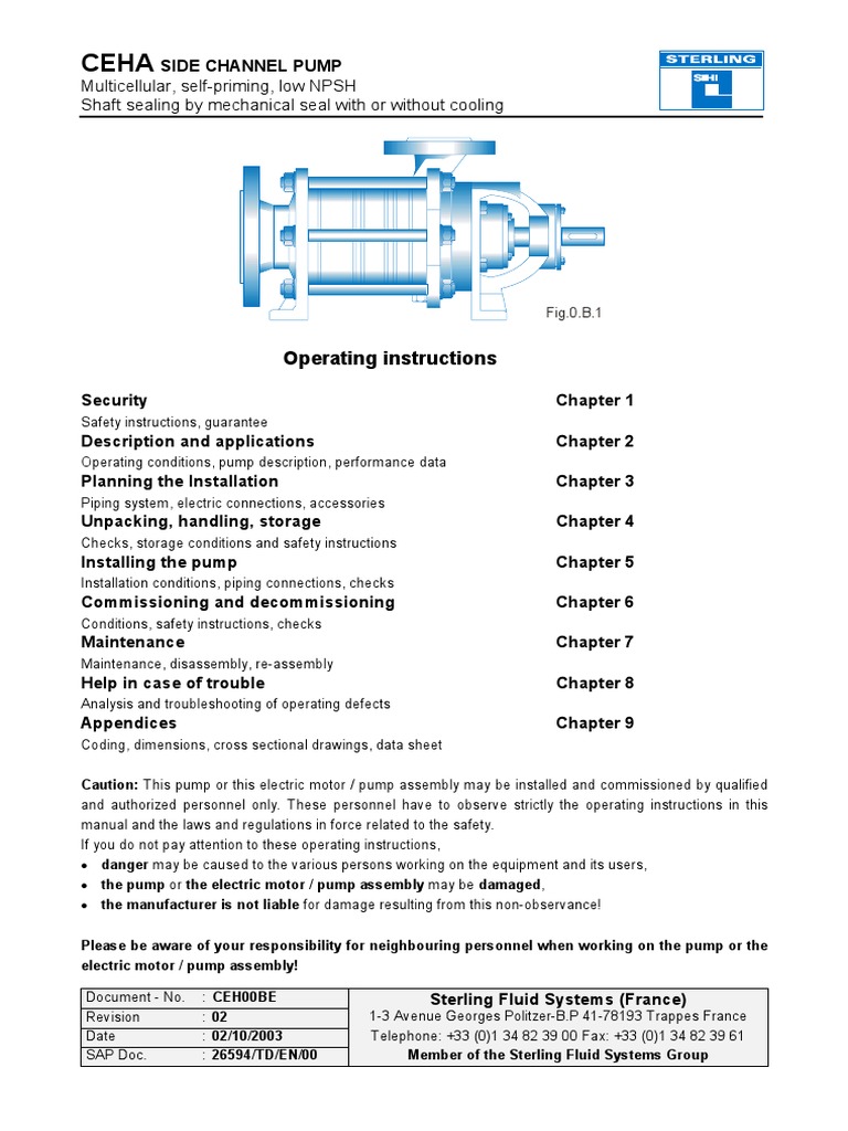 Ceha Pumps PDF | PDF | Pump | Valve