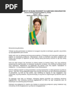 Talumpati Ni Dilma Rousseff | PDF