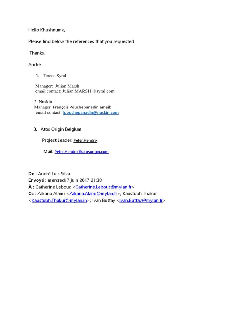 Atos Origin Belgium Project Leader: Mail | PDF