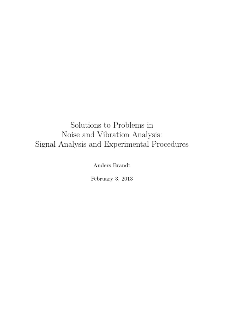Book Problem Solutions Separate Pages | PDF | Eigenvalues And ...