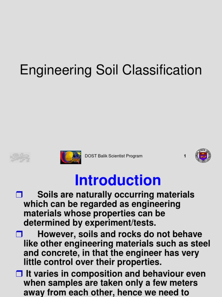 2engg Soil Classification | PDF | Geotechnical Engineering | Nature