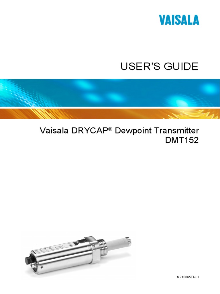 Vaisala DP Sensor | PDF | Electrostatic Discharge | Electrical Connector
