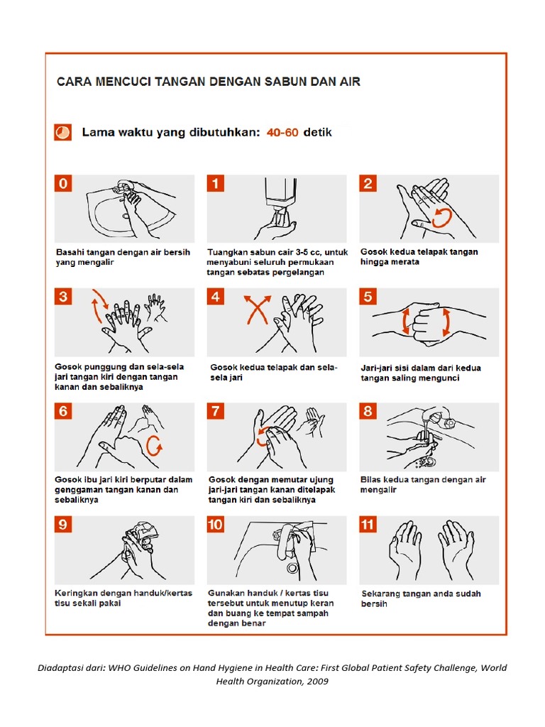 Diadaptasi Dari: WHO Guidelines On Hand Hygiene in Health Care: First ...