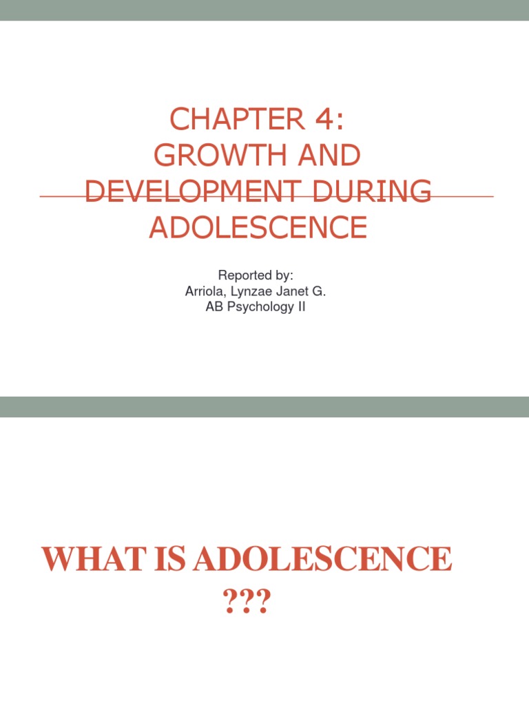 Adolescence Period | PDF | Puberty | Adolescence