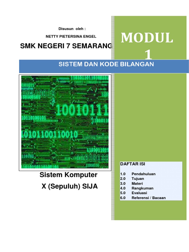 MODUL SISKOM - Sistem Dan Kode Bilangan-1 | PDF