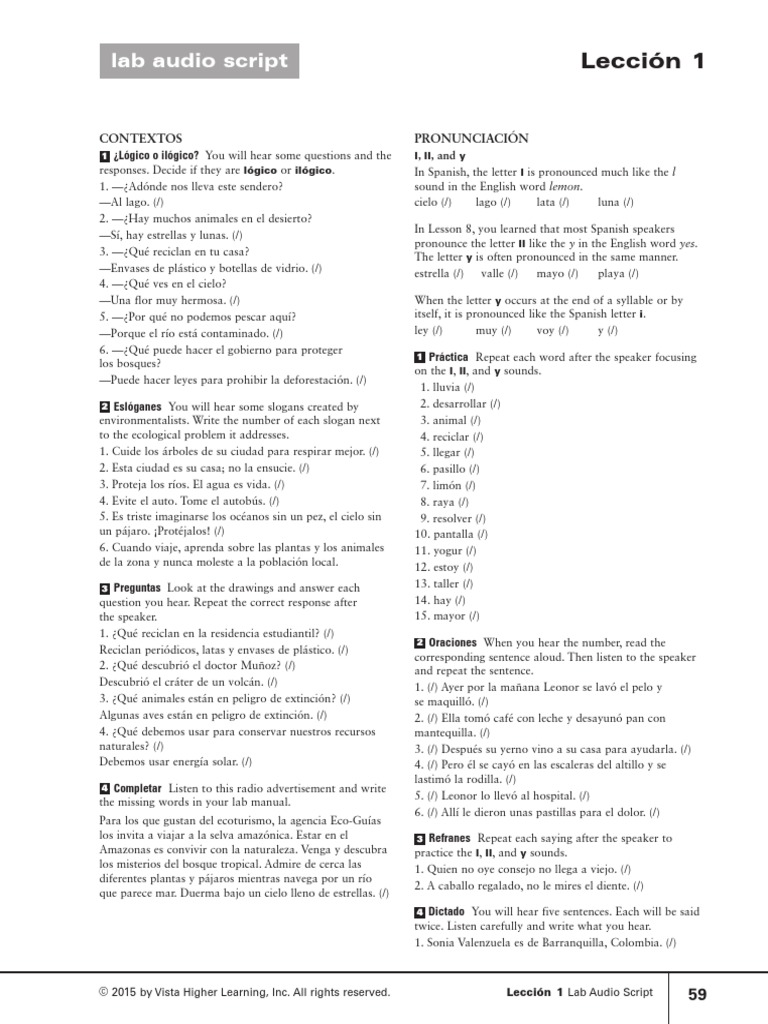 TRES Lab Audio Script - ALL | PDF | Contaminación | Bancos
