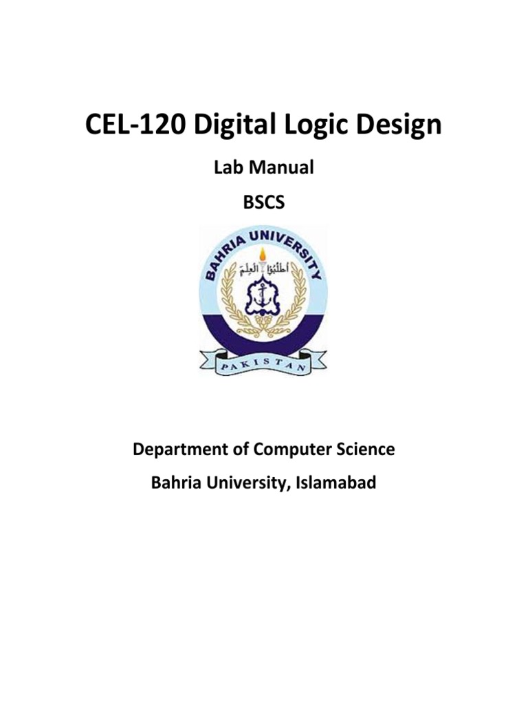 DLD CEL 120 Lab Manual PDF | PDF | Logic Gate | Integrated Circuit DLD CEL 120 Lab Manual PDF | PDF | Logic Gate | Integrated Circuit