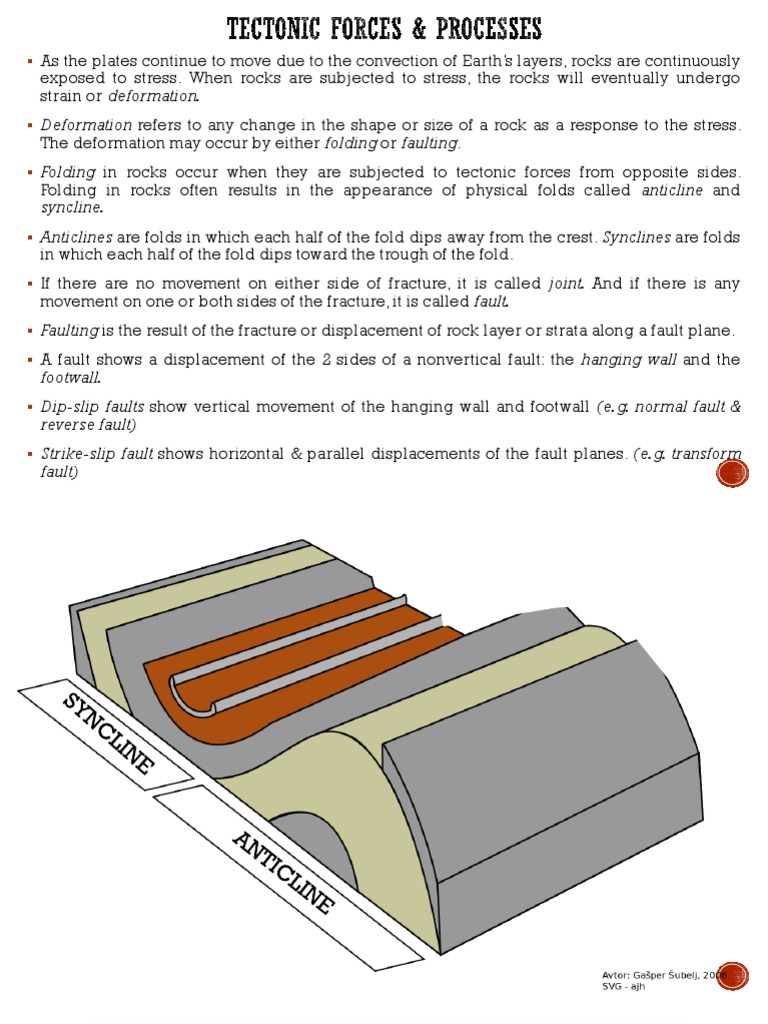 Tectonic Forces & Processes | PDF