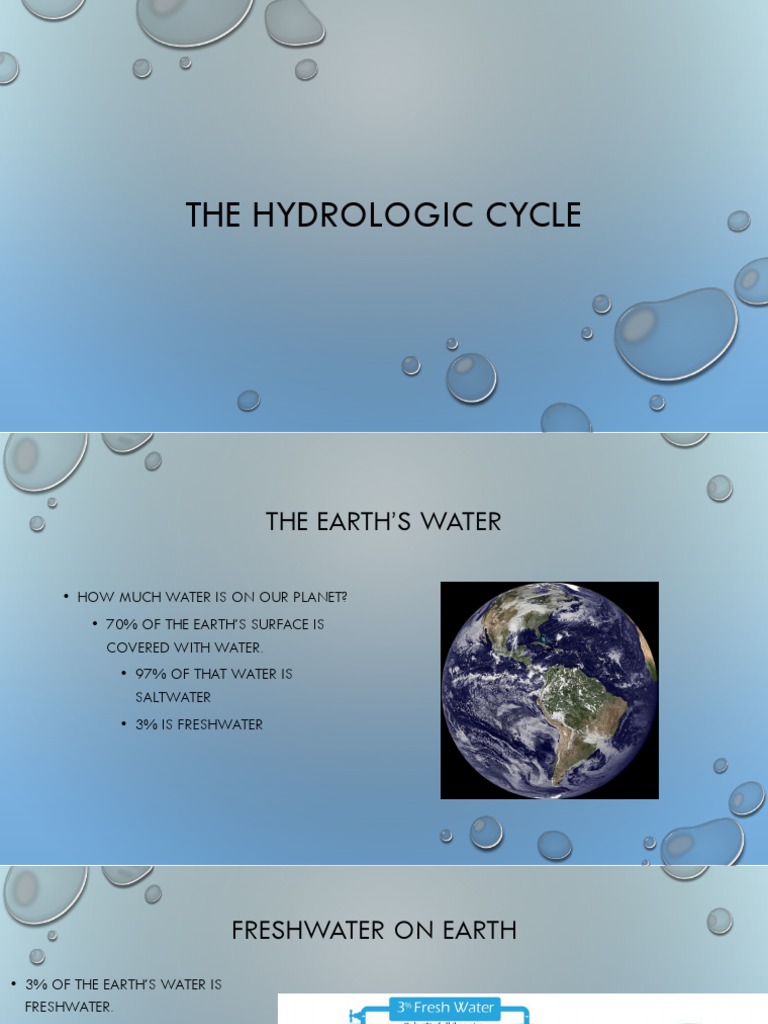 The Hydrologic Cycle | PDF | Water Cycle | Hydrology