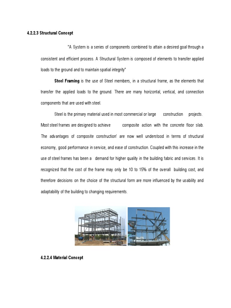 4.2.2.3 Structural Concept | PDF | Accessibility | Steel