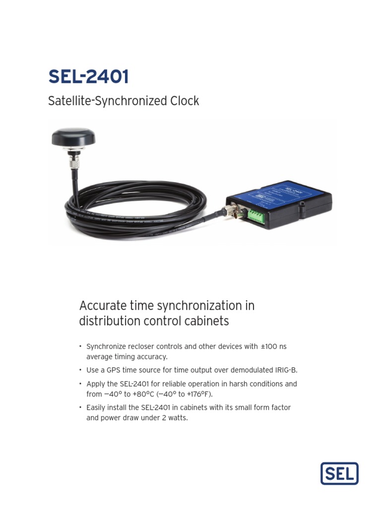 Sel 2401 | PDF | Power Supply | Relay