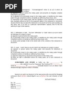 Jurat Samples and Formats Philippines | PDF | Notary Public | Affidavit