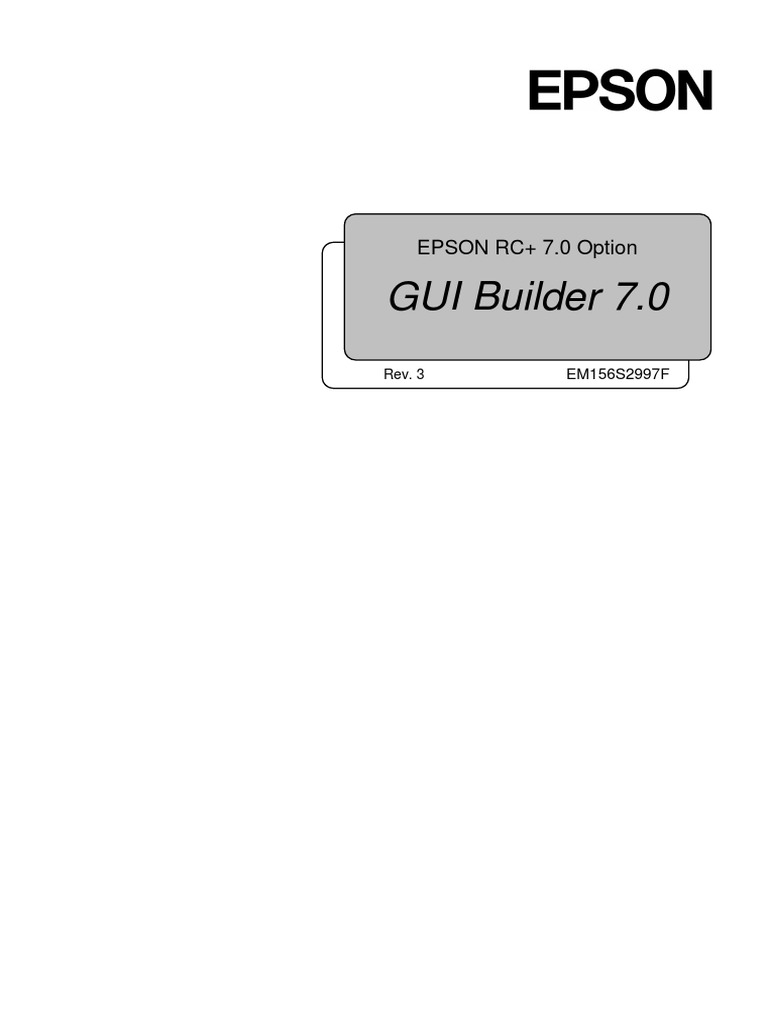 E GUIBuilder70 r3 | PDF | Graphical User Interfaces | Button (Computing)