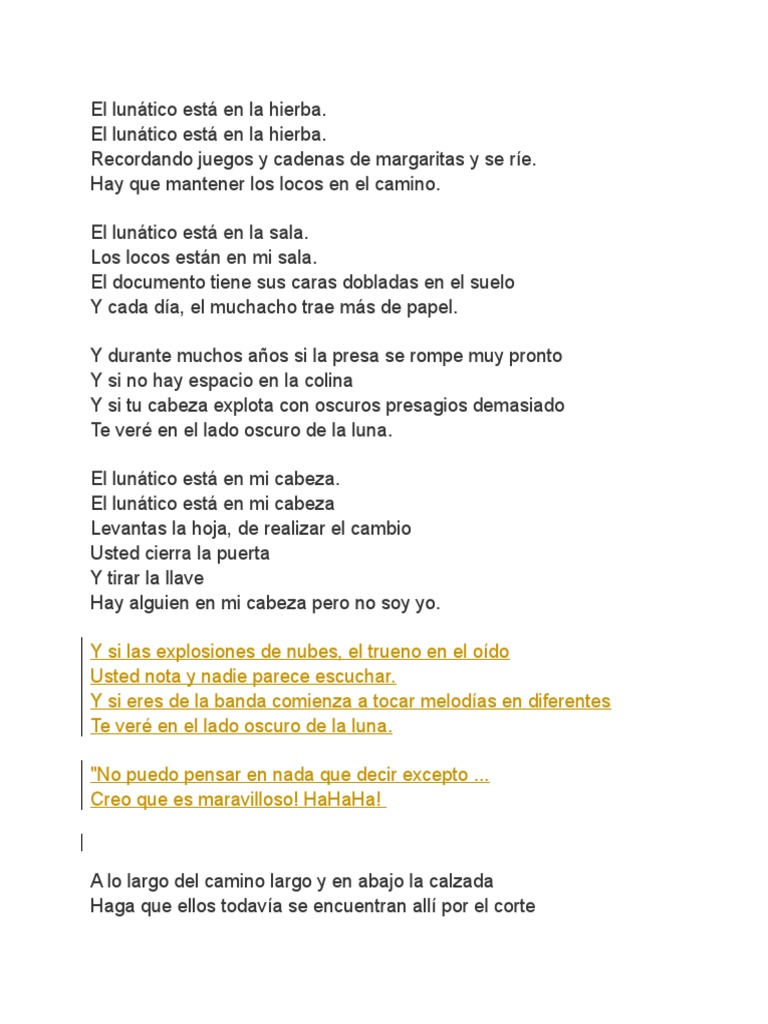 El Lunático Está en La Hierba | PDF | Naturaleza | Ocio