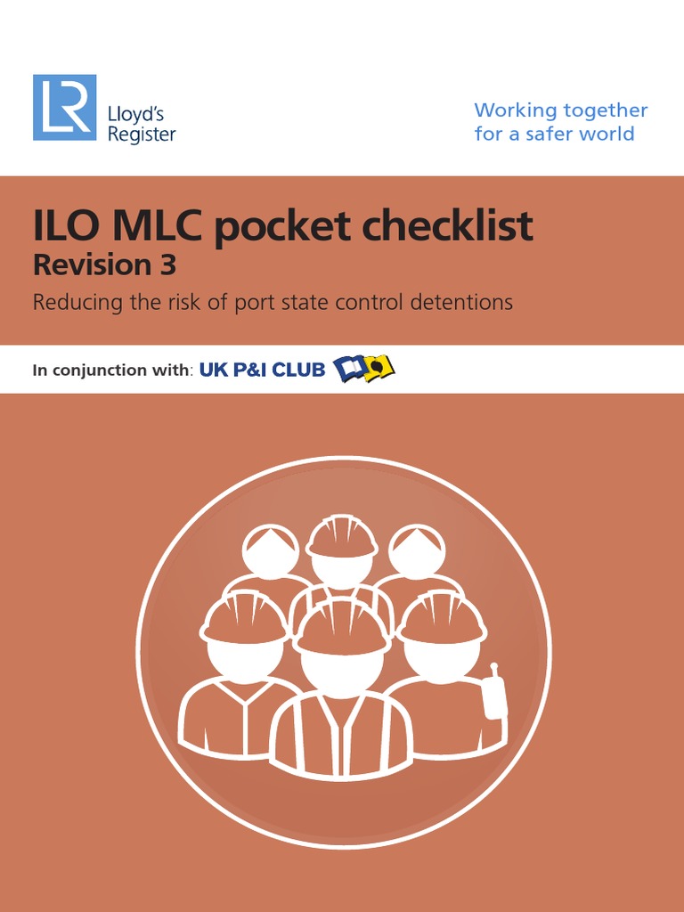 ILO MLC Pocket Checklist: Revision 3 | PDF | Occupational Safety And ...