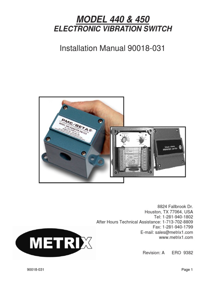 440SR Manual - Jan 2008 | PDF | Switch | Relay