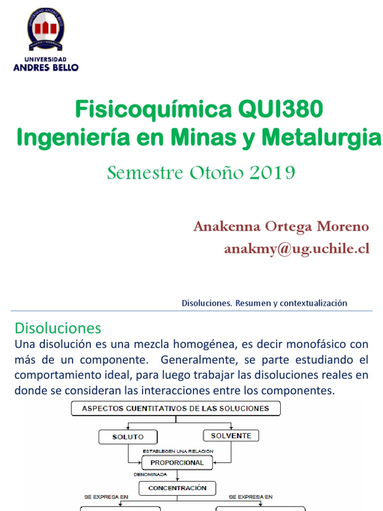 Disolucion de No Electrolitos | PDF | Gases | Equilibrio químico