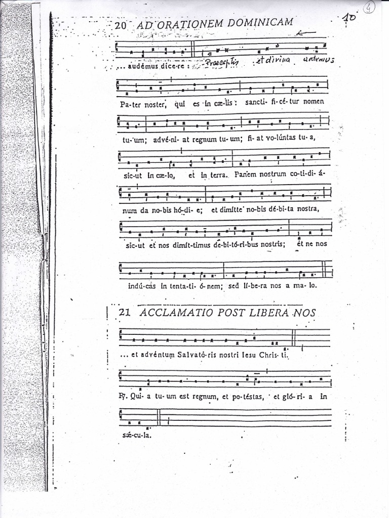 An Analysis of the Lord's Prayer in Latin | PDF