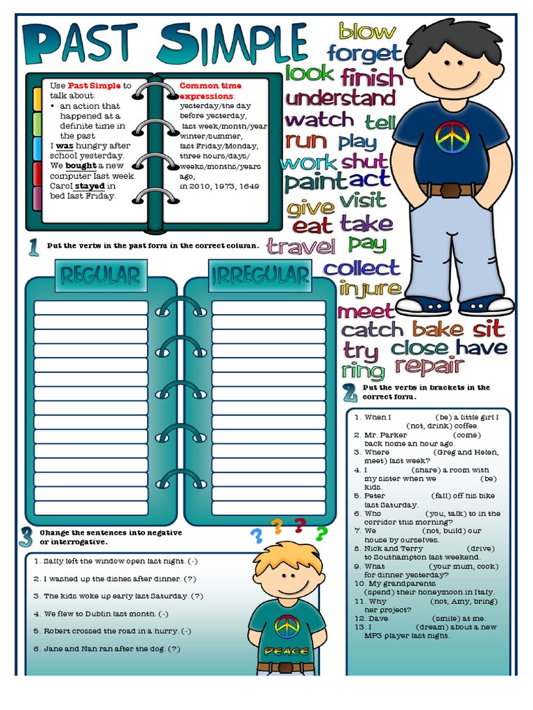 Past Simple Common Time Expressions | PDF