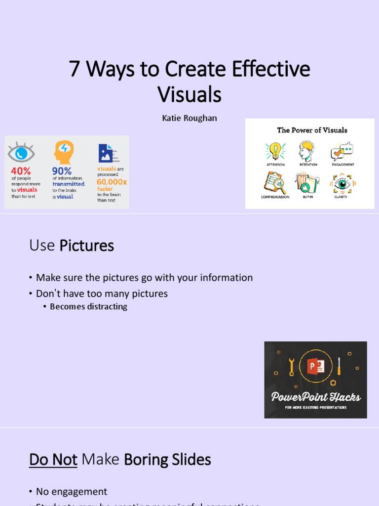 Effective Visuals PP | PDF