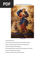 Novena A Maria Desatanudos | PDF | María, madre de Jesús | Rosario