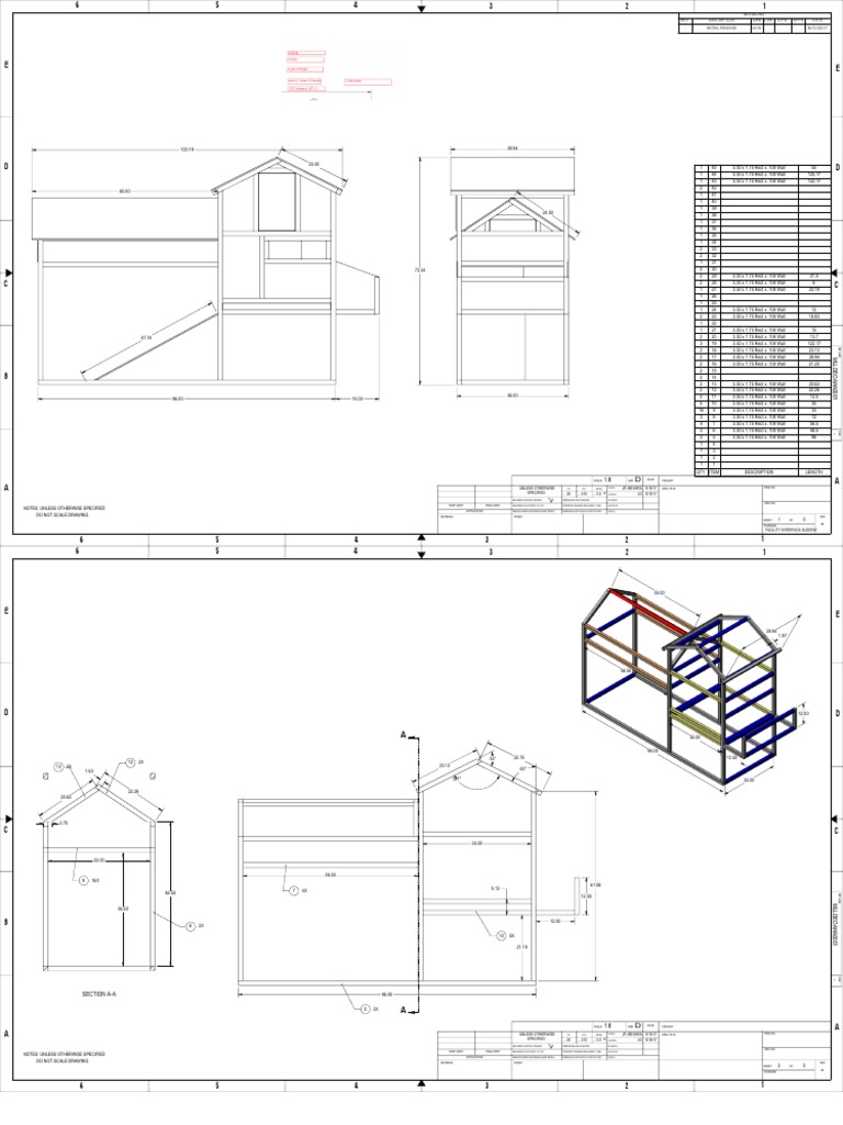 Notes: Unless Otherwise Specified Do Not Scale Drawing 5 1 | PDF ...