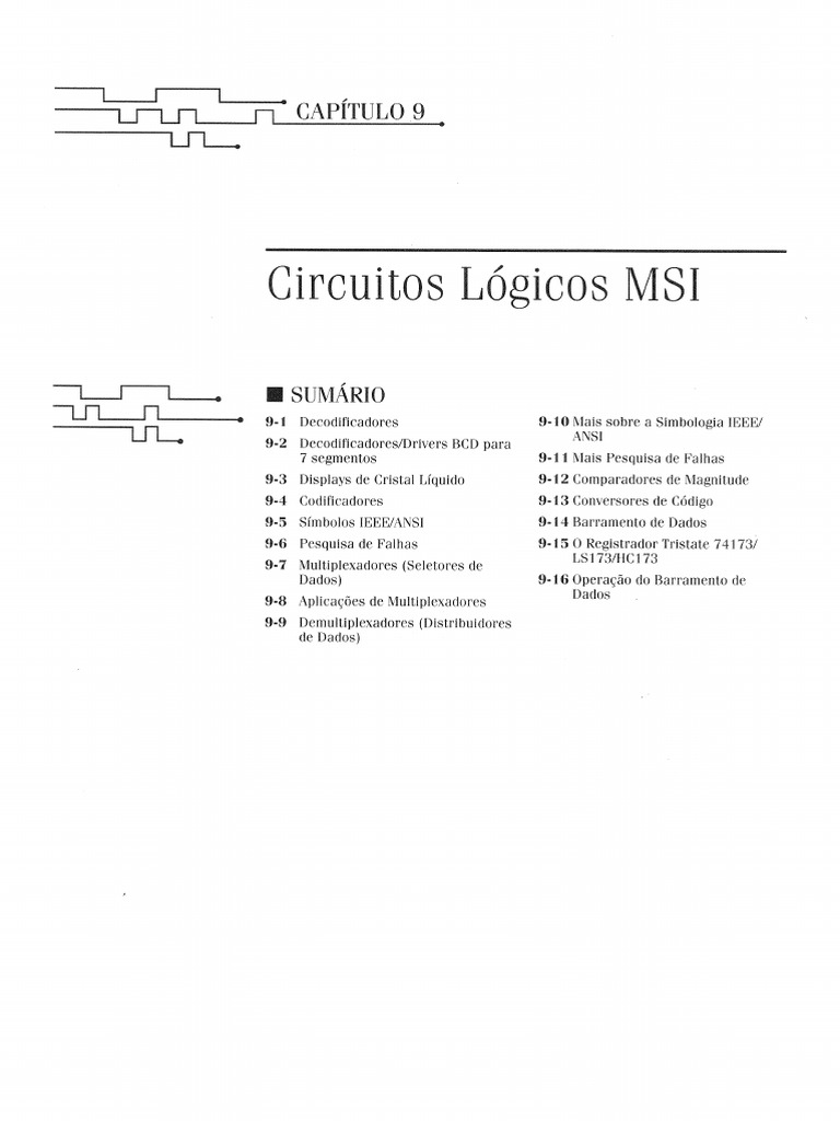 09 - Circuitos Lógicos MSI | PDF