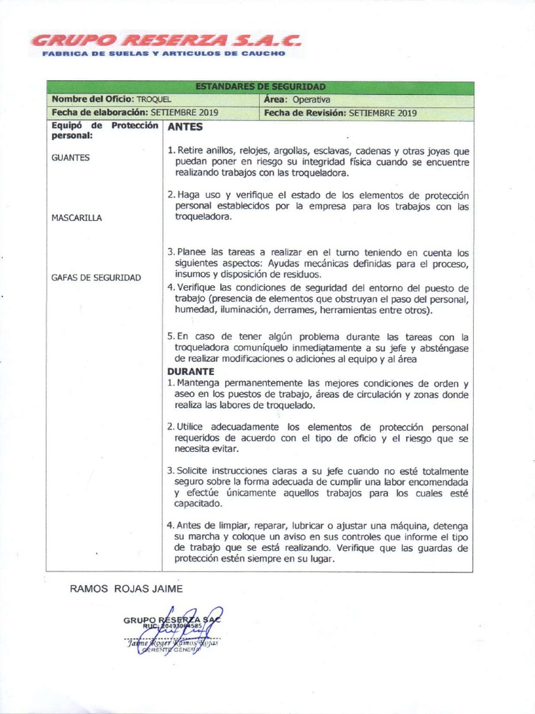 Estándares de Seguridad | PDF