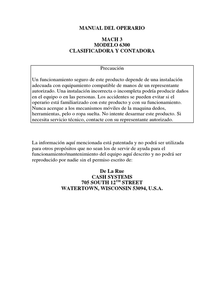 Mach 3 Manual Espanol | PDF | Impresora (Computación) | Monedas