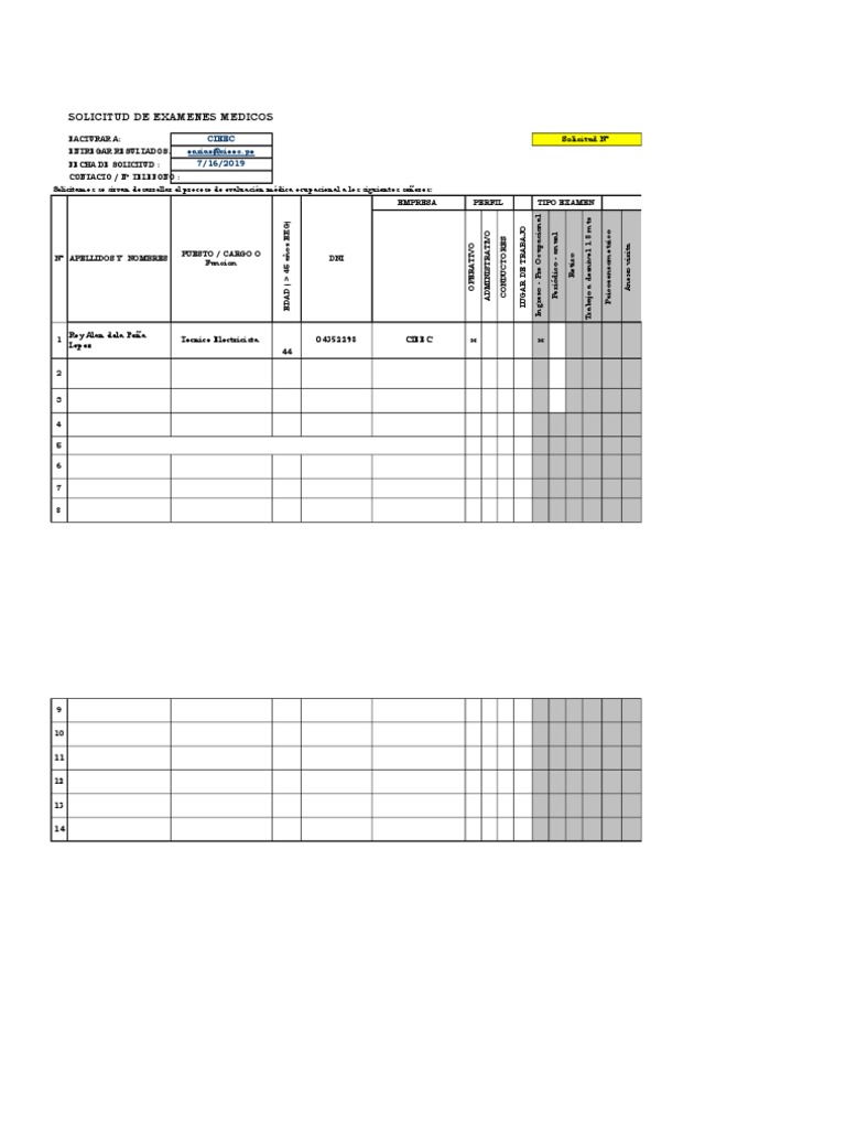 Formato de Programacion Emo | PDF