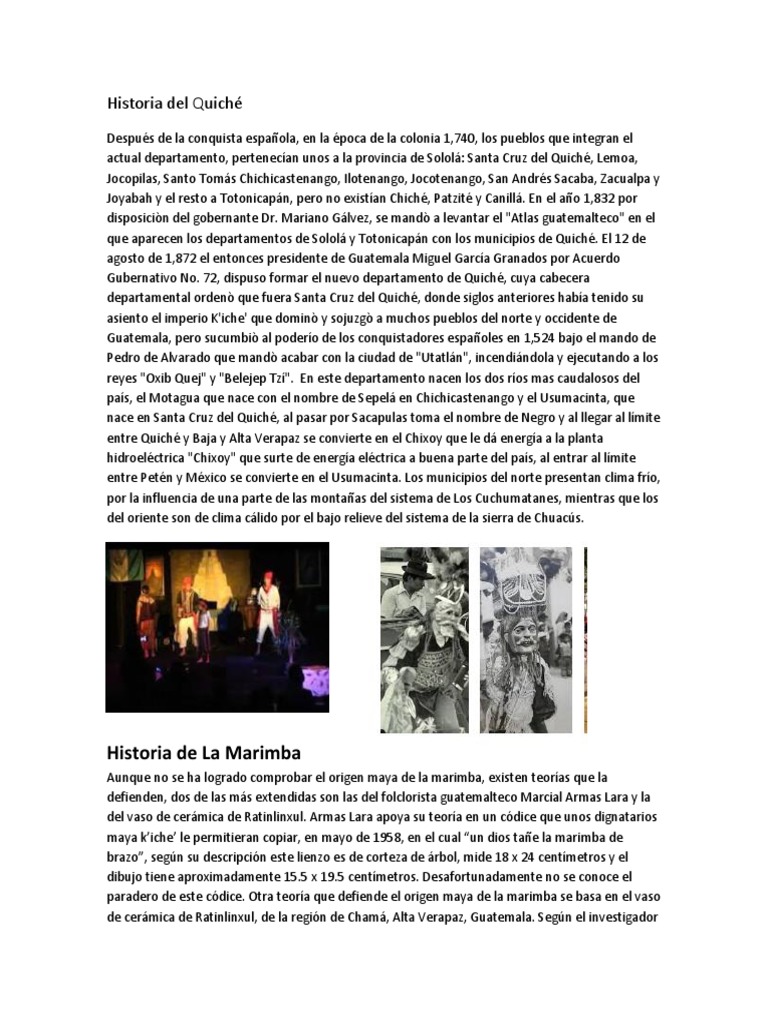 Historia Del Quiché | PDF | Guatemala