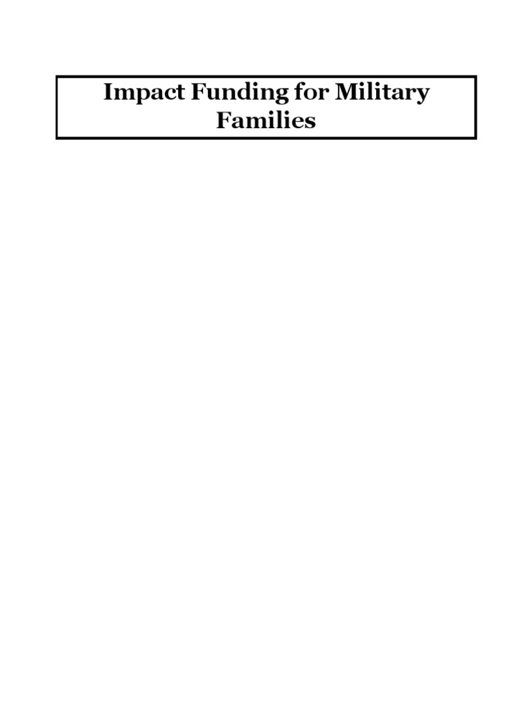 Military Impact Aid Final | PDF | Deterrence Theory | Crime & Violence