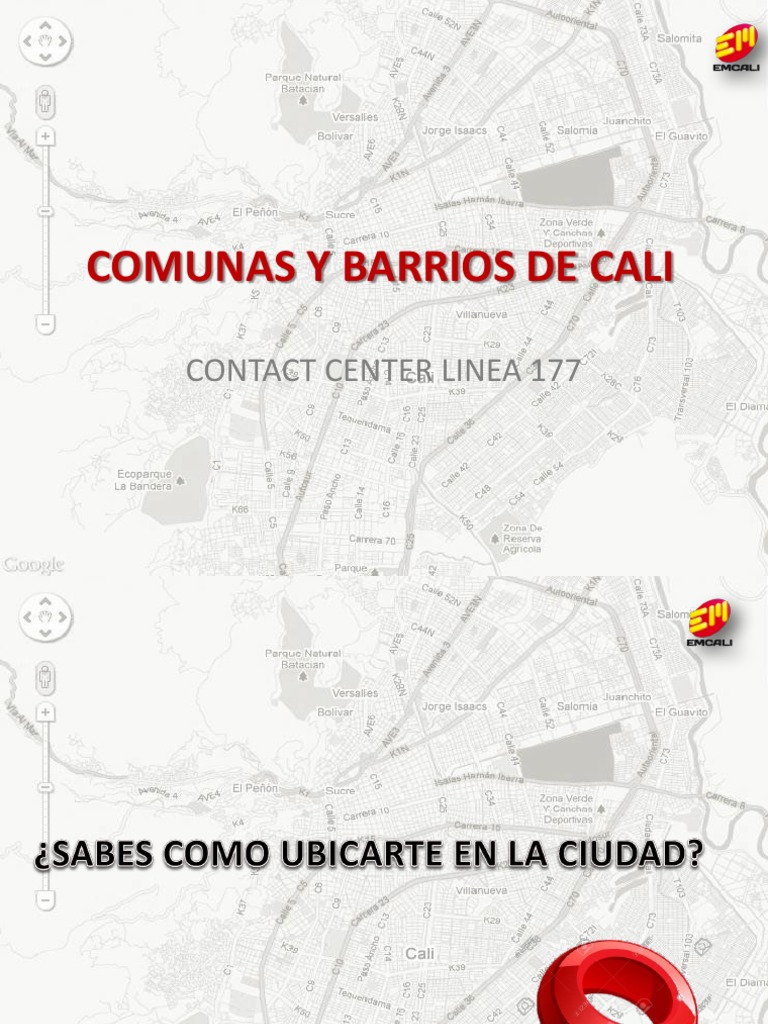 Comunas y Barrios de Cali | PDF | Madrid | Colombia