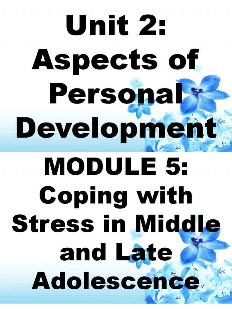 Module 5: Stress | PDF | Stress (Biology) | Anxiety
