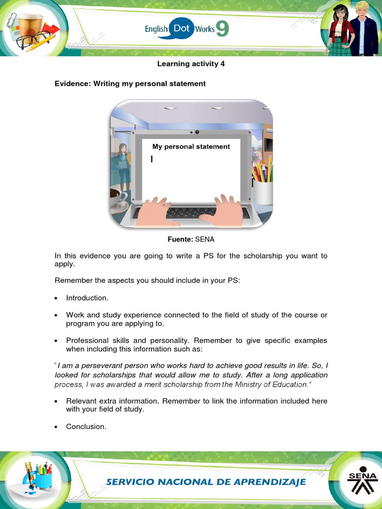 Personal Statement Writing Guide | PDF | Career & Growth | Self-Improvement