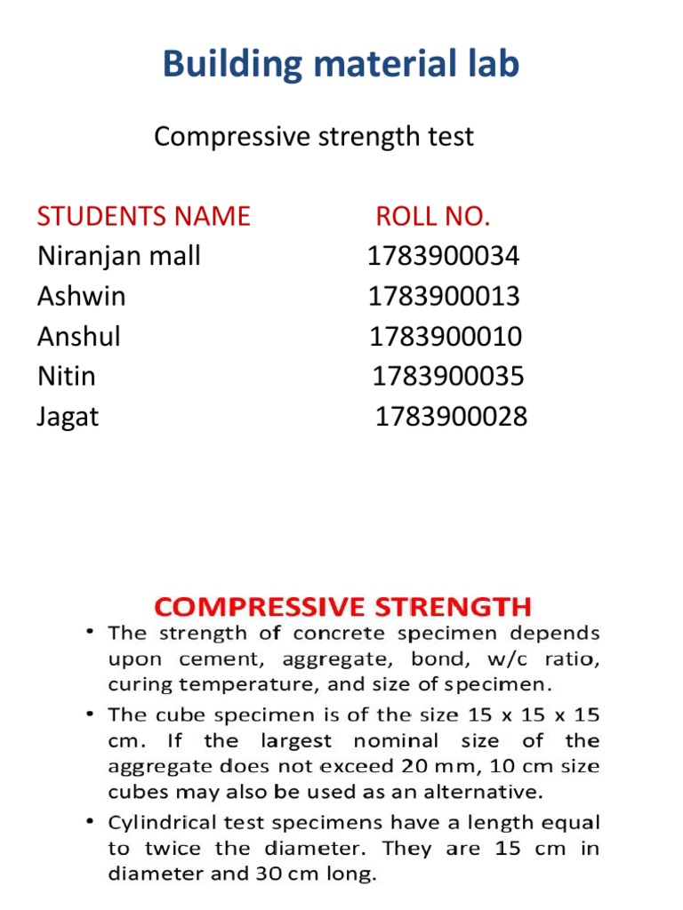 Cement Consistency Test | PDF