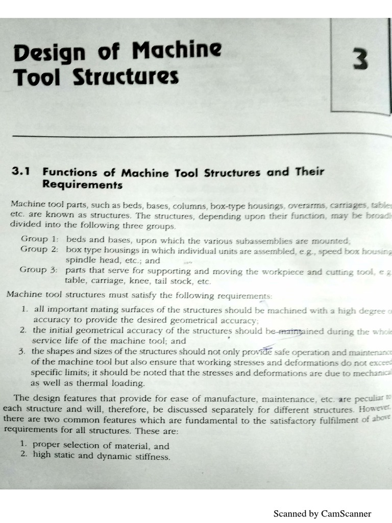 3.design of Machine Tool Structures