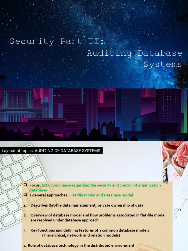 Group 2 - Auditing Database Systems | PDF | Relational Database | Databases