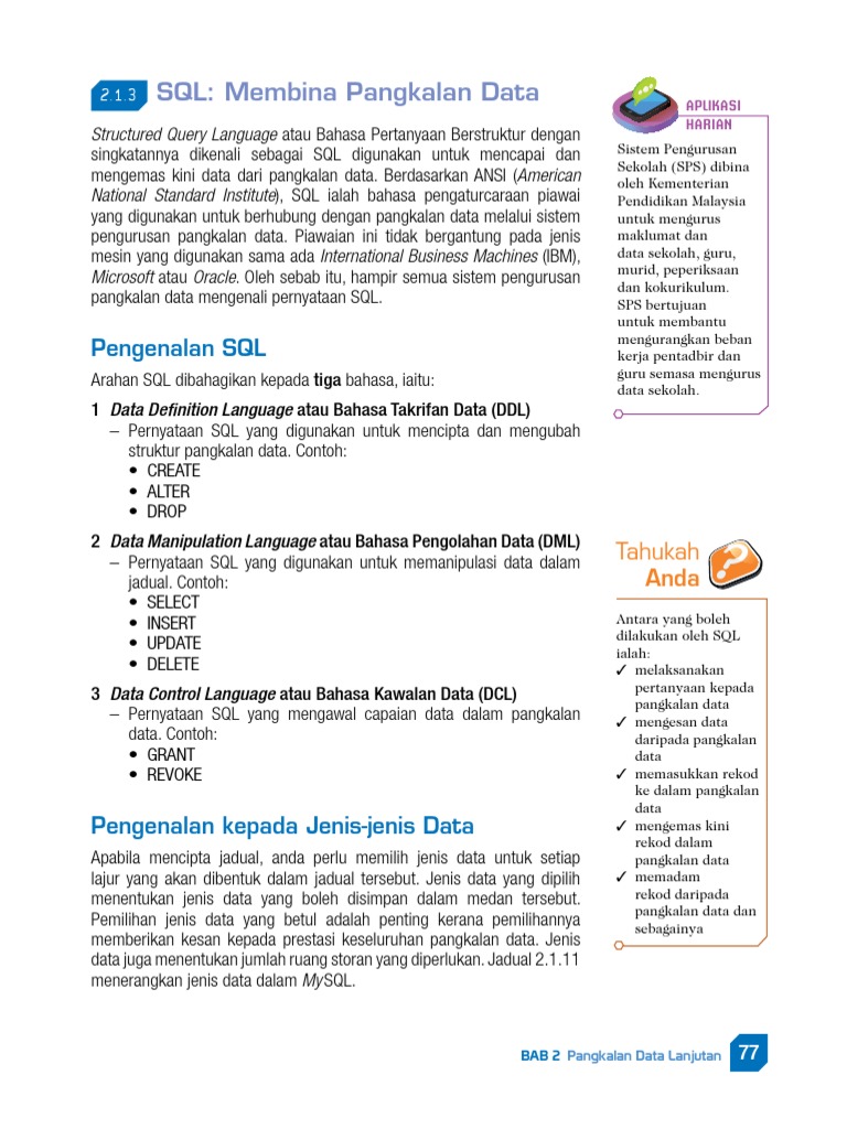 Nota SQL | PDF