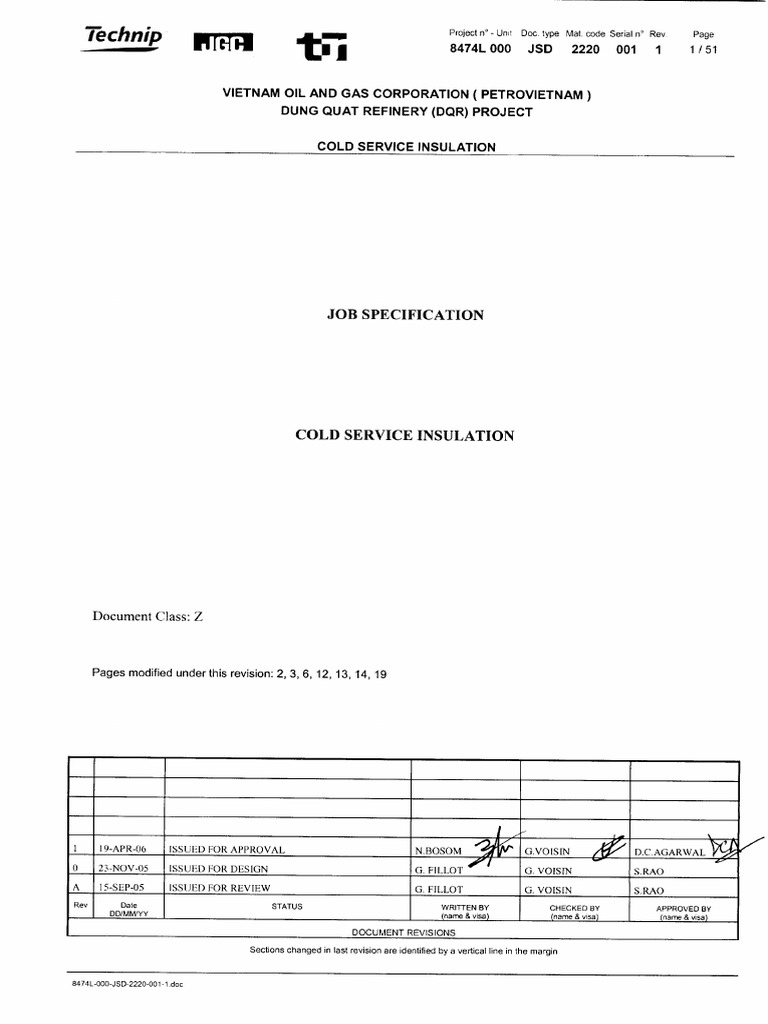 Cold Service Insulation Guide | PDF | Building Insulation | Pipe (Fluid ...
