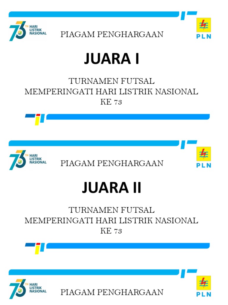 Piagam Futsal | PDF