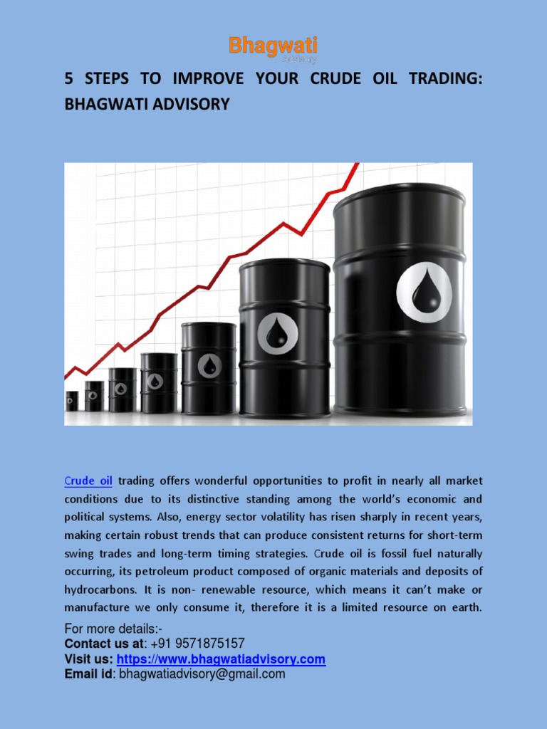 Steps To Improve Your Crude Oil Trading | PDF | Gasoline | Petroleum