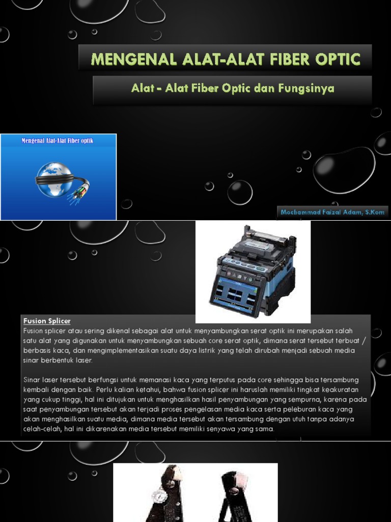 Mengenal Alat-Alat Fiber Optic | PDF