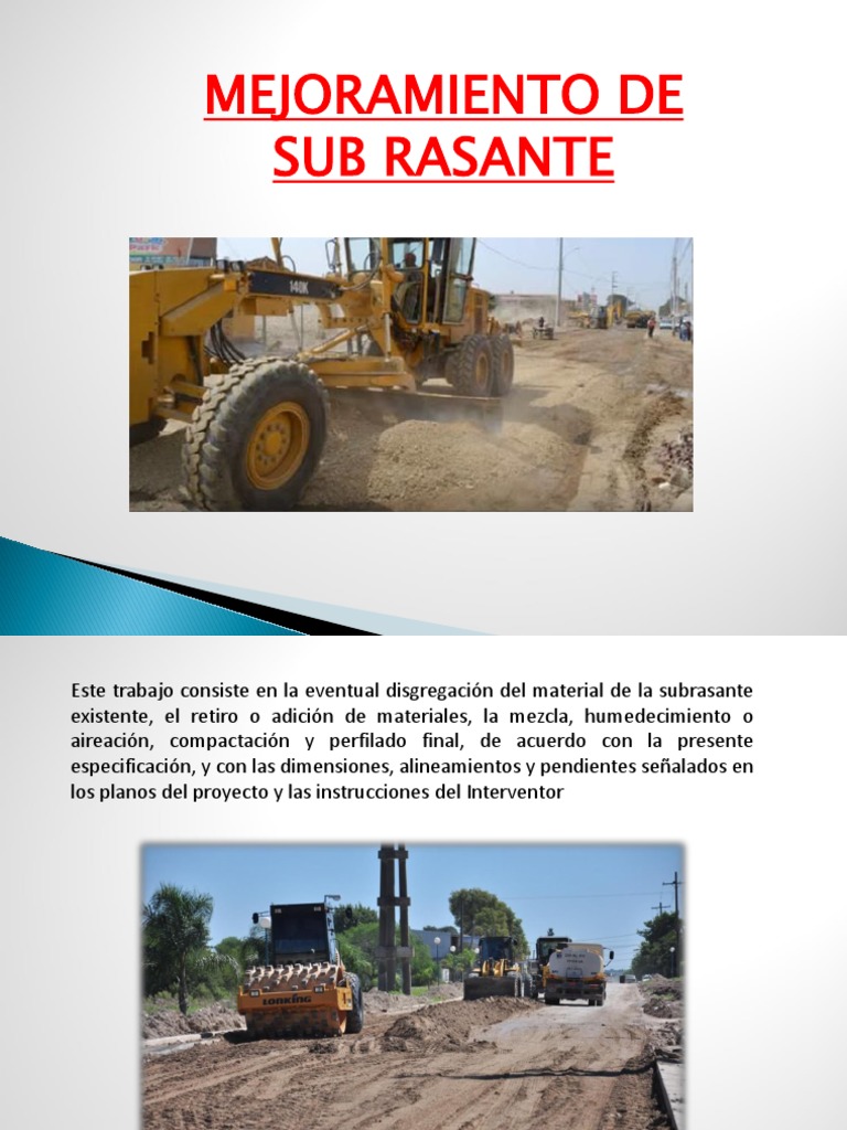 Mejoramiento de Sub Rasante | PDF | Naturaleza