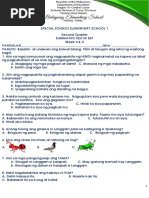 Summative Test in ESP Grade 4 | PDF