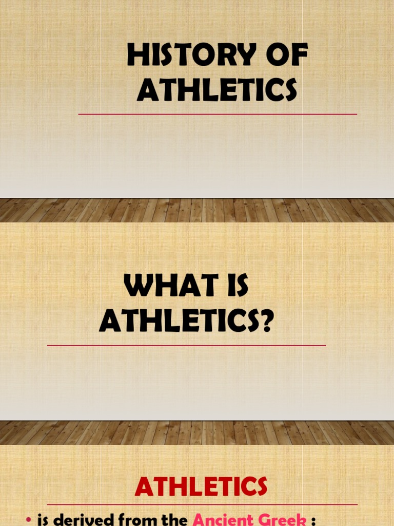 Athletics Introduction | PDF | Track And Field | Sports